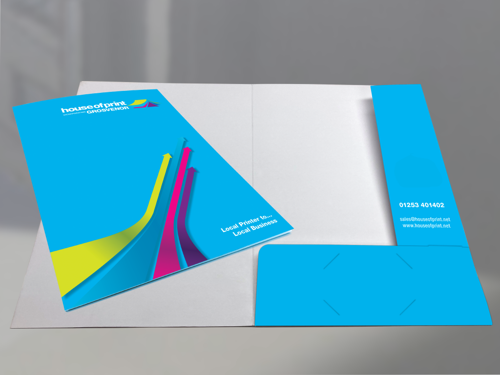 Interlocking Presentation Folders – House of Print inc Grosvenor