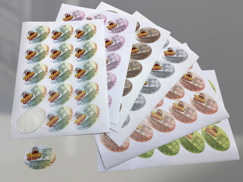 Oval Stickers & Labels – House of Print inc Grosvenor